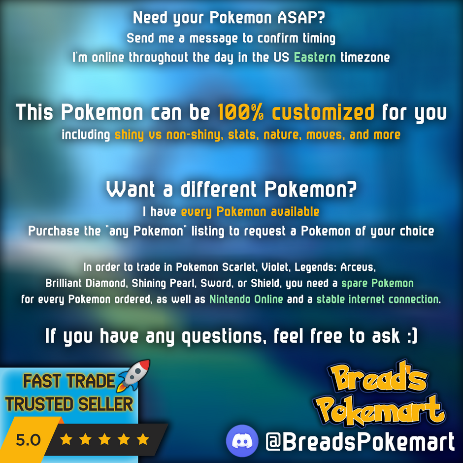 Bread's Pokemart